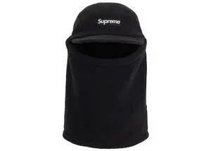 Supreme Facemask Polartec Camp Cap - Black
