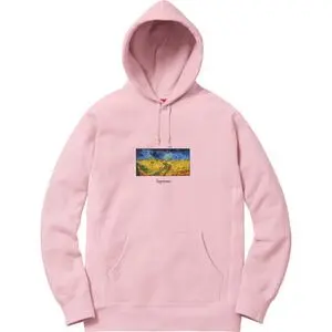 Supreme Field Hooded Sweatshirt - Dusty Pink