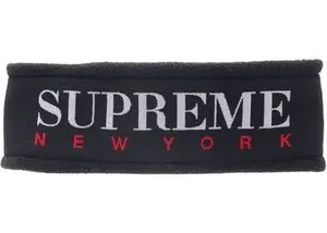 Supreme Fleece Headband - Black