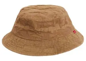 Supreme Fat Tip Jacquard Denim Crusher Hat - Olive