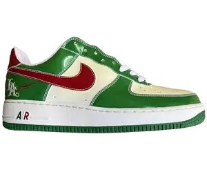 Nike Force 1 Low Mr. Cartoon Sneakers - White/classic Green/varsity Red