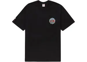 Supreme Fdny Engine 9 Tee Shirt - Black