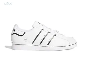 Adidas Superstar Thin Stripes Sneakers - White/black