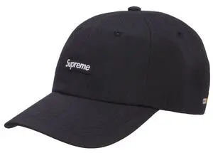 Supreme Brushed Cordura Small Box 6 Panel Cap - Black