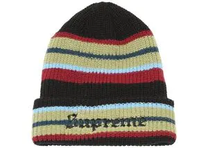 Supreme Bright Stripe Beanie