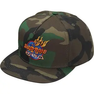 Supreme Fire Cap - Woodland Camo