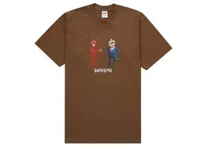 Supreme Business Tee Shirt - Brown