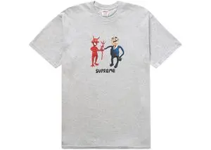 Supreme Business Tee Shirt - Ash Grey