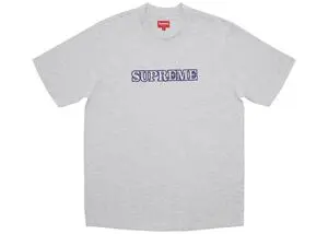 Supreme Floral Logo Tee Shirt - Ash Grey