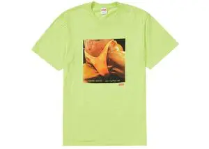 Supreme Butthole Surfers Rembrandt Pussyhorse Tee Shirt Neon Green