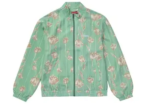 Supreme Floral Silk Track Jacket - Mint