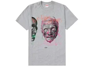 Supreme Butthole Surfers Psychic Tee Shirt - Heather Grey