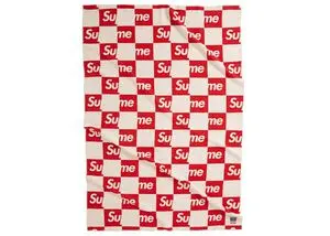 Supreme Faribault Woolen Mill Checkerboard Wool Throw