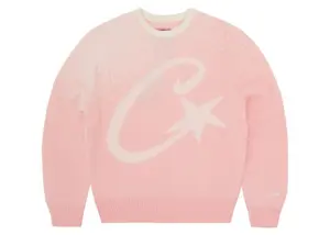 CORTEIZ C Star Gradient Mohair Knit Sweater