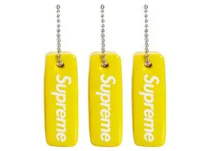 Supreme Floating Keychain - Yellow