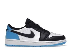 JORDAN Jordan 1 Retro Low OG Sneakers White/black/dark Powder Blue