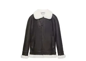 Loewe Aviator Jacket In Shearling