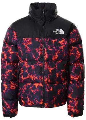 The North Face 1996 Printed Retro Nuptse Packable Jacket - Tnf Black Marble Camo Print