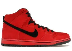 Nike Dunk High Sneakers - Sport Red/black