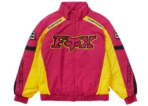 Supreme Fox Racing Puffy Jacket - Pink