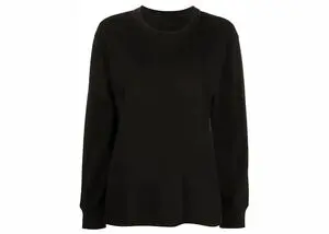 Alexander Wang Essential Puff Logo Long Sleeve Tee