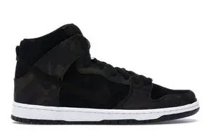 Nike Dunk High Camo Sneakers - Iguana/black