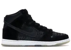 Nike Dunk High Neckfacein Sneakers - Black