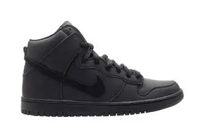 Nike Sb Dunk High Premium Waterproofin Sneakers - Black