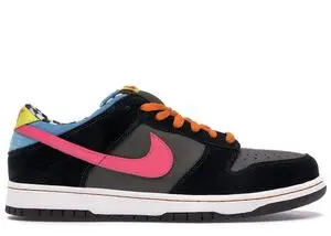 Nike Dunk Low Sneakers - Dark Charcoal/light Pink