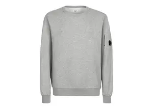 C.P. COMPANY Light Fleece Sweatshirt - Grey Melange