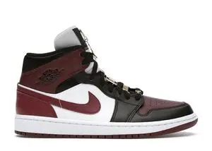 JORDAN Air Jordan 1 Mid SE Sneakers Black/dark Beetroot/white