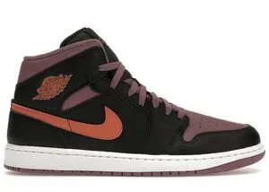 JORDAN Air Jordan 1 Mid SE Sneakers Black/sky J Mauve/white