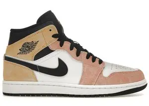JORDAN 1 Mid Se Flight Club Sneakers - Magic Ember/sundial/white