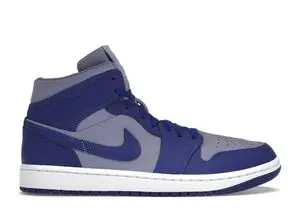 JORDAN 1 Mid Se Sneakers - Iron Purple/deep Royal Blue/white