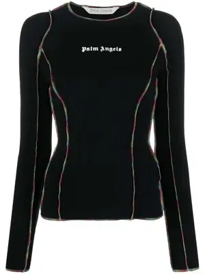 Palm Angels Rainbow Stitching T-shirt