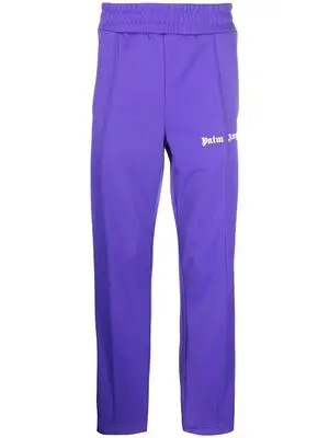 Palm Angels Track Pants - Purple/white/black