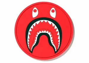 A BATHING APE Rubber Coaster - Red