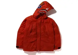 A BATHING APE Shark Snowboard Down Jacket - Orange