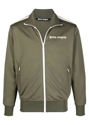 Palm Angels Track Jacket - Military Off/white