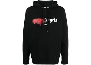 Palm Angels Drawstring Sweatshirts Hoodies For Men
