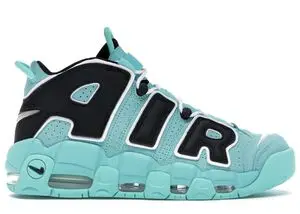 Nike Air More Uptempo Sneakers - Light Aqua/black/white