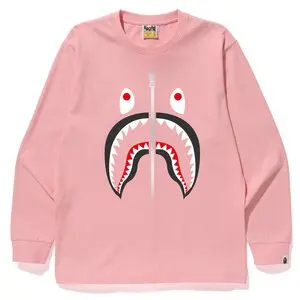 A BATHING APE Shark Long Sleeve Tee Shirt Tee Shirt