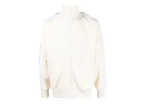 Palm Angels Track Jacket - Off White/white/black