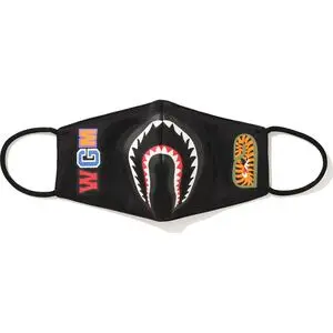 A BATHING APE Shark Mask - Black