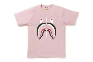 A BATHING APE Shark Tee Shirt - Pink
