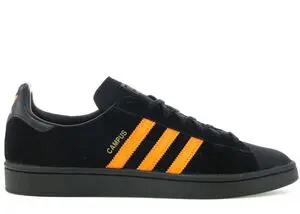 Adidas Campus Porter Sneakers - Core Black/bright Orange/core Black