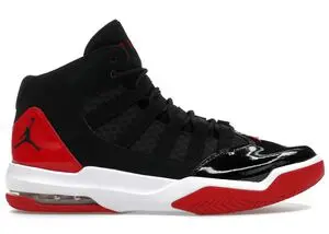 JORDAN Max Aura Sneakers - Black/gym Red/white