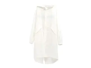 JIL SANDER Logo Print Hooded Raincoat