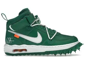 Nike Force 1 Mid Off-white Pine Green - Pine Green/white
