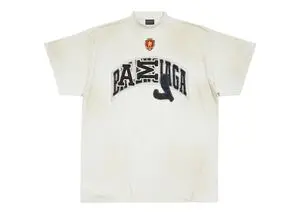 Balenciaga Skater Oversized T-shirt - White